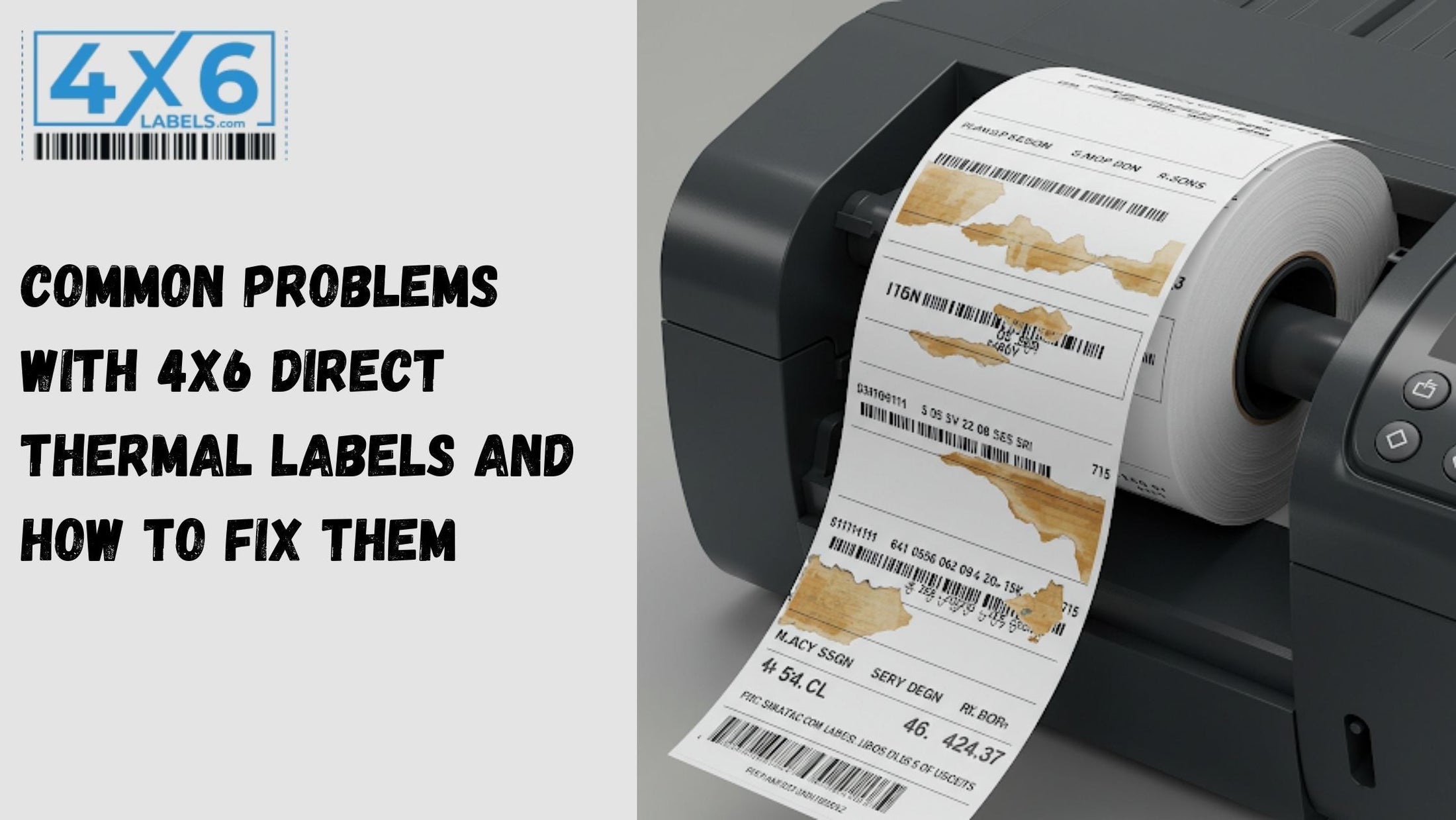 Fix Common 4x6 Direct Thermal Label Problems | 4x6Labels