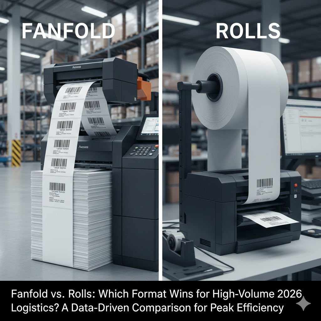 Fanfold vs. Rolls: Which Format Wins for High-Volume 2026 Logistics?