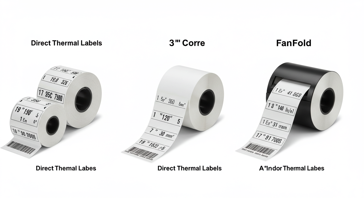3 Types of Direct Thermal Labels